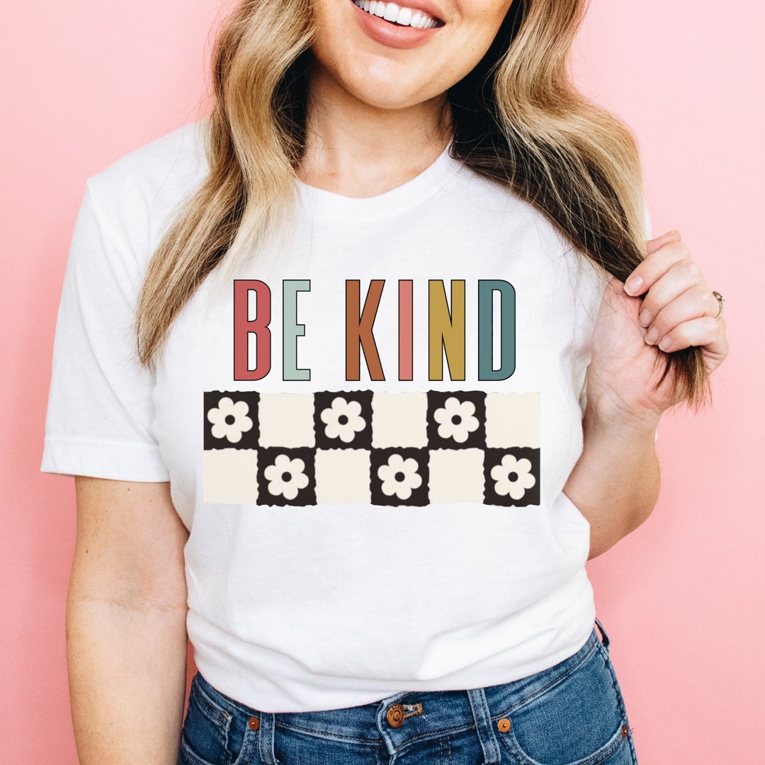 Choose Kindness Shirt, Retro Smile Face Tee,positive Affirimation Shirt ...