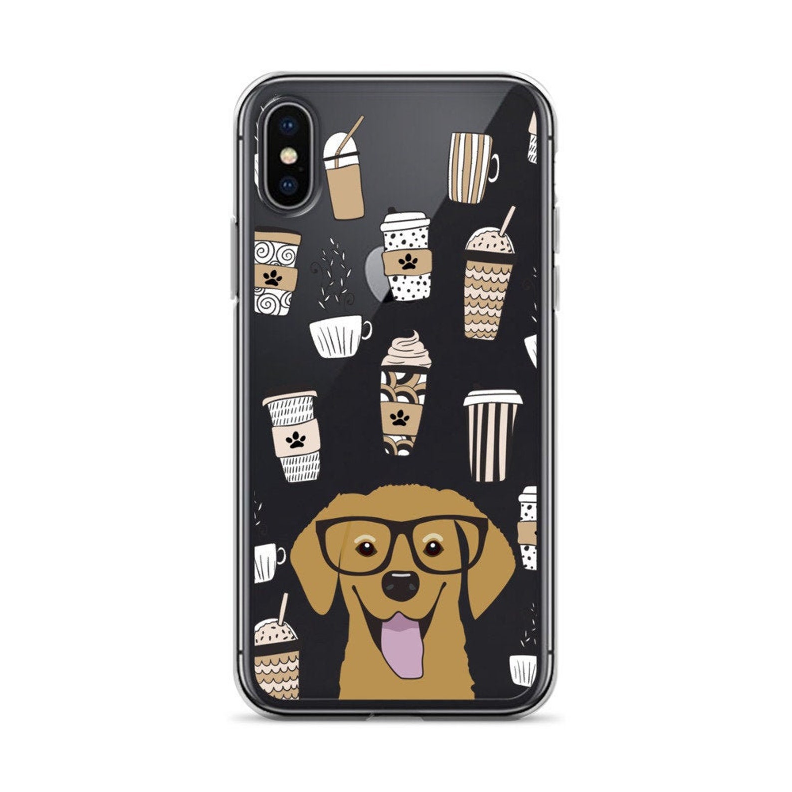 Golden Retriever Coffee Iphone Case Iced Coffee Phone Case | Etsy