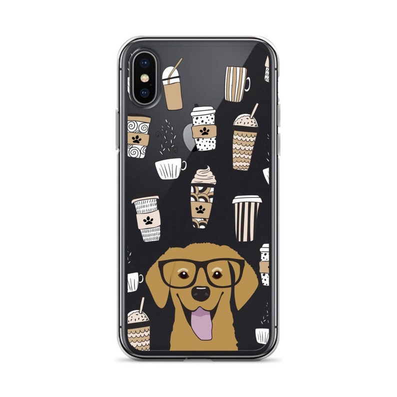 Golden Retriever Coffee Iphone Case Iced Coffee Phone Case | Etsy