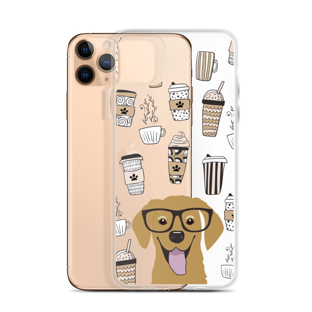 Golden Retriever Coffee Iphone Case Iced Coffee Phone Case | Etsy
