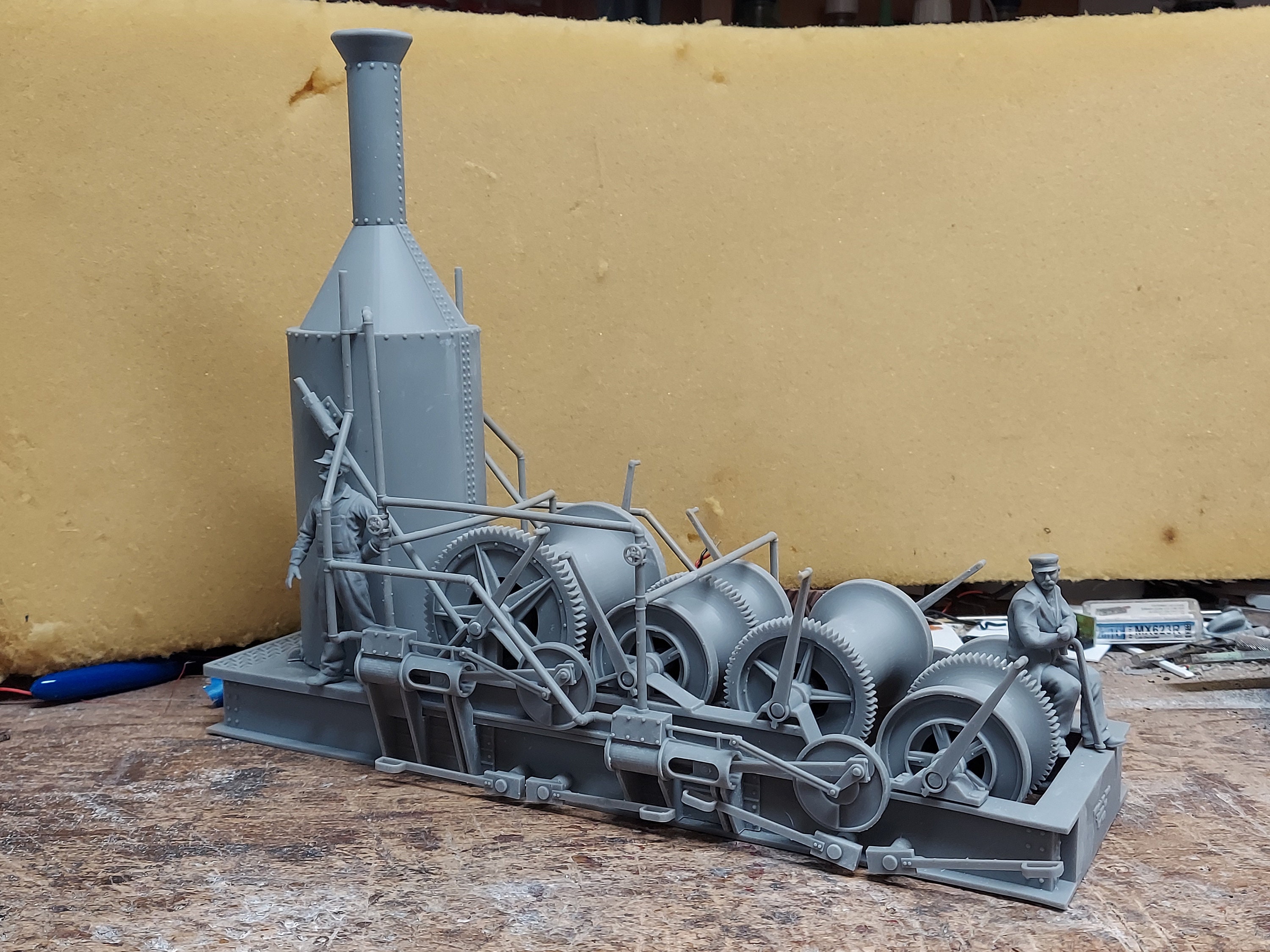 G Scale 3D Printed 6 Drum Steam Donkey "yarder" Kit - Etsy