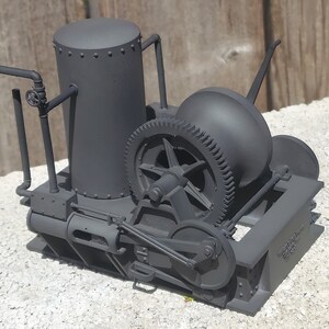 G Scale 3D Printed Steam Winch - Etsy