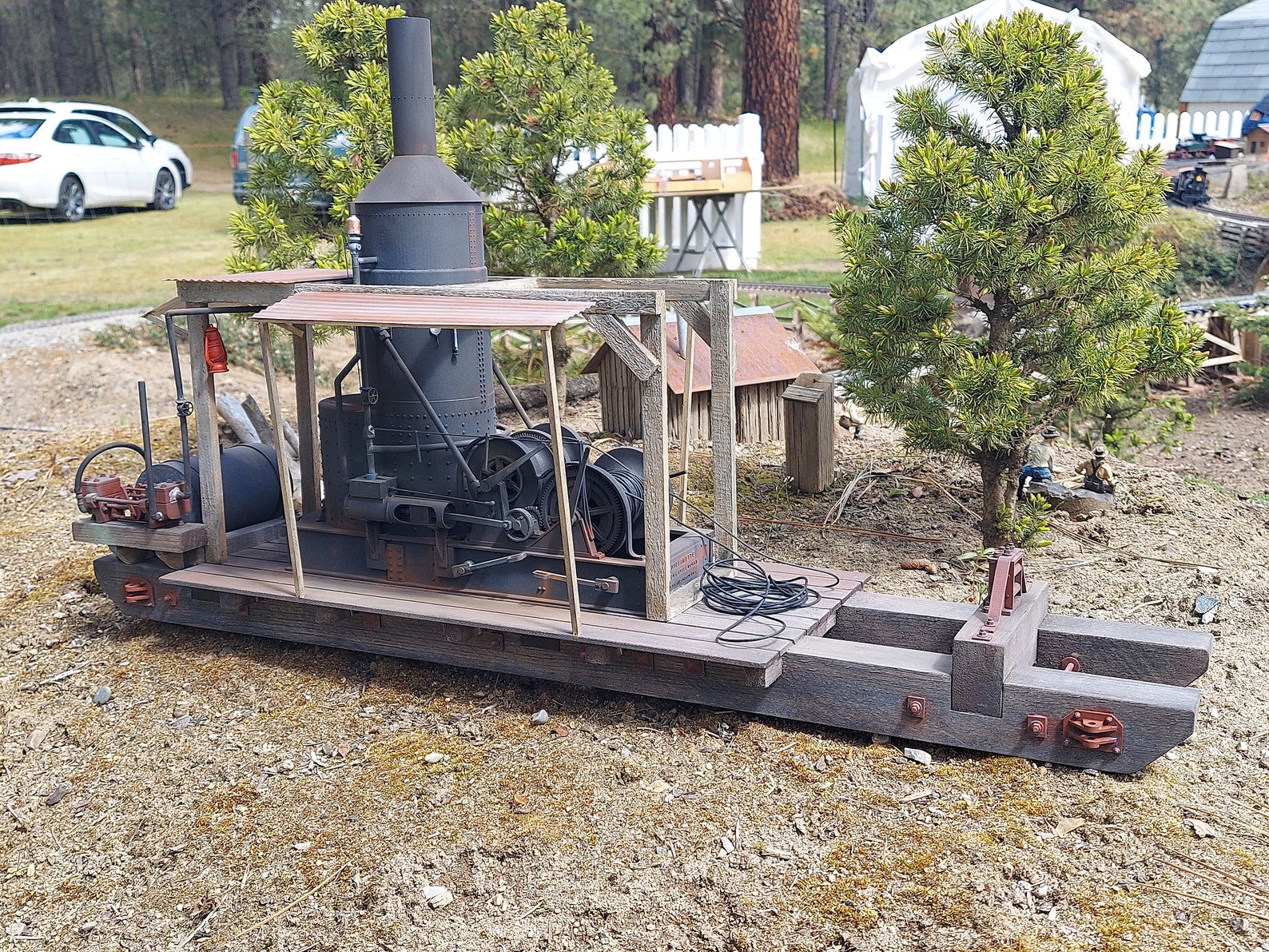 G Scale 3D Printed Willamette 3 Drum Steam Donkey Kit - Etsy