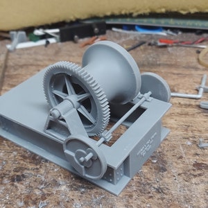 G Scale 3D Printed Steam Winch - Etsy