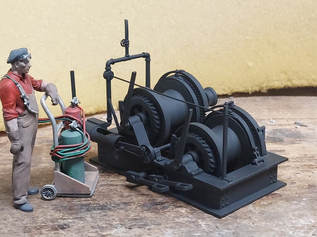 G Scale 3D Printed 2 Drum Winch Kit - Etsy
