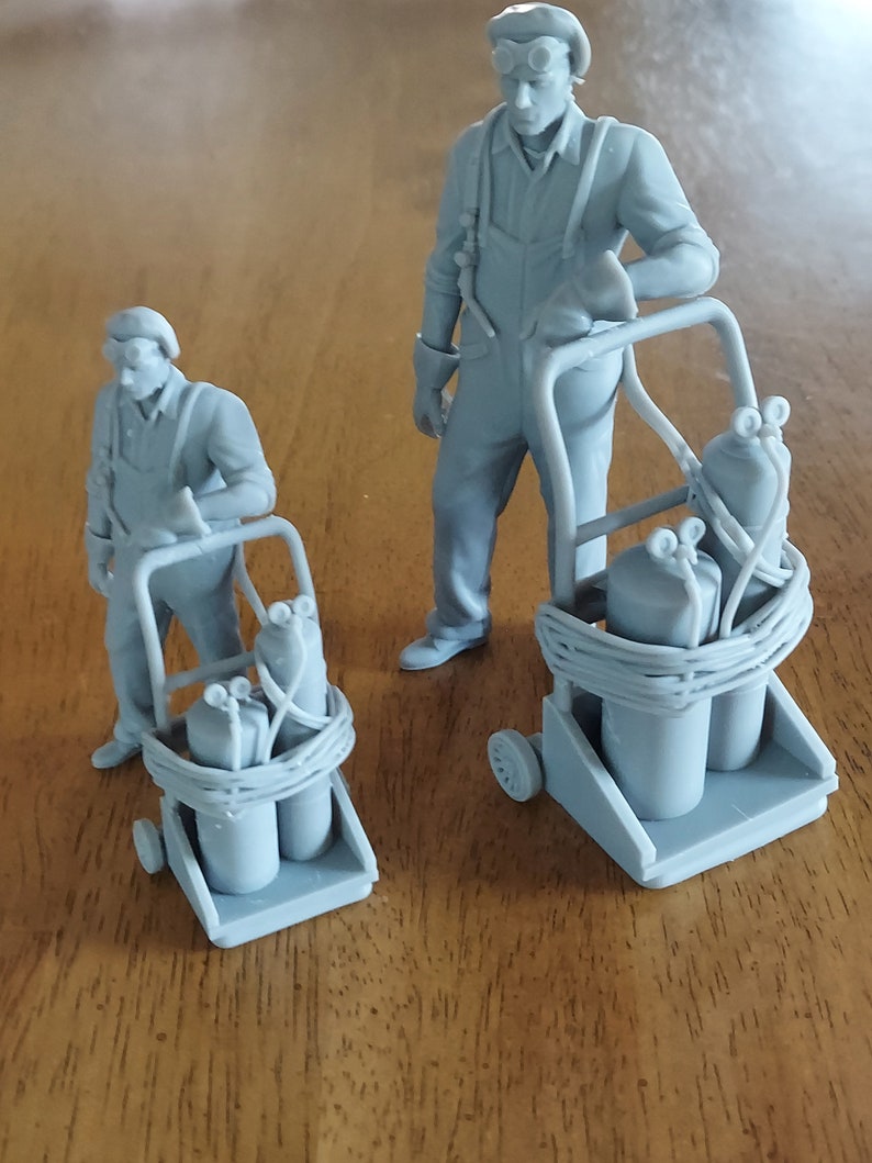 Unpainted Welding Figure in 7/8ths or 20.3 - Etsy