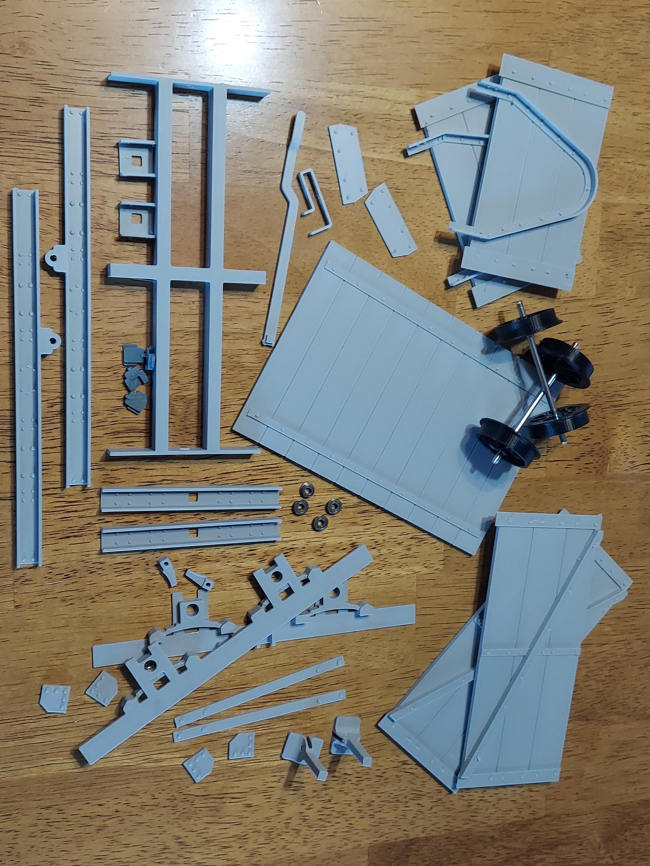 7/8ths 1:13.7 3D Printed WDLR a Class Wagon Fixed Side - Etsy
