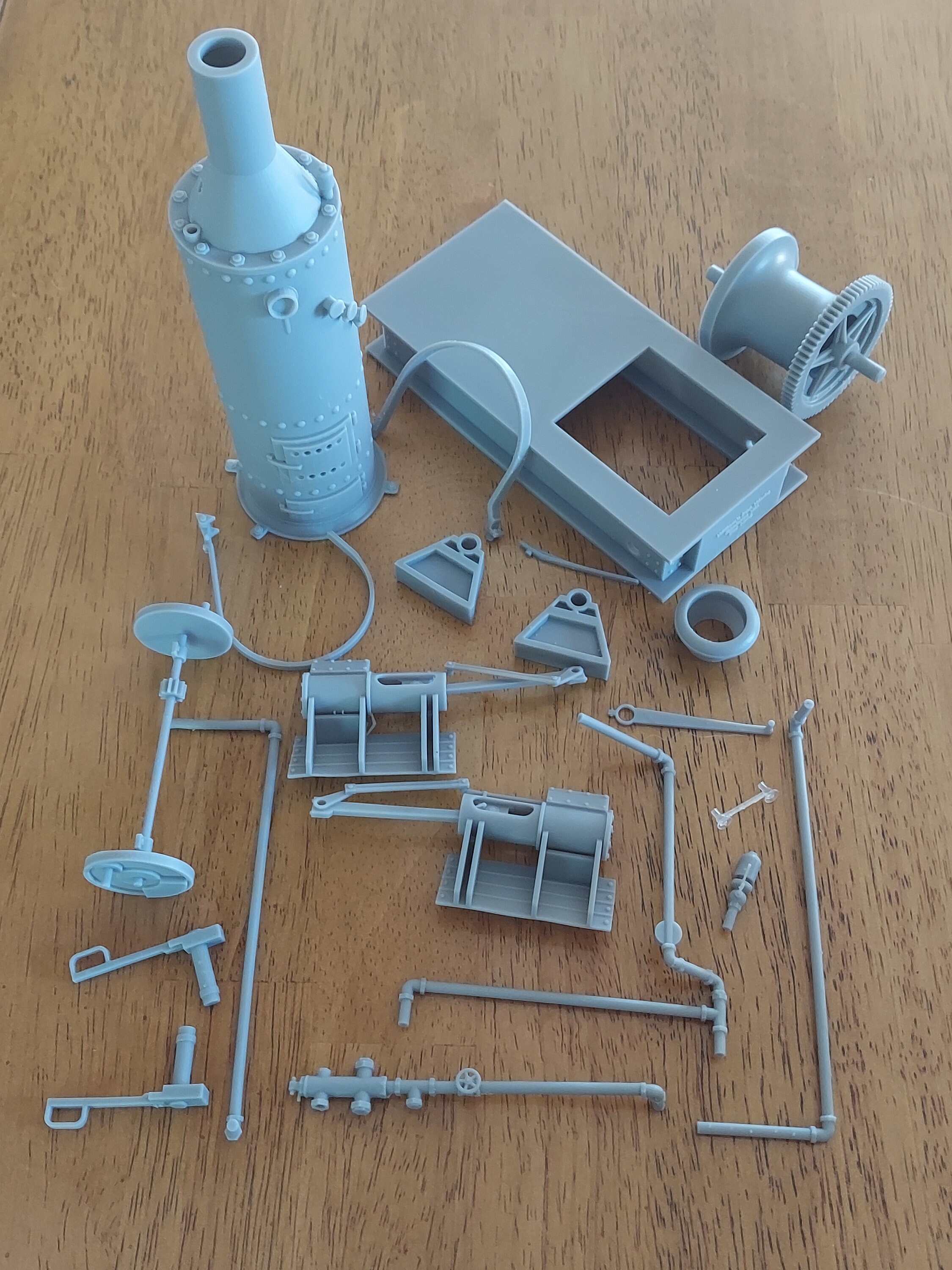 G Scale 3D Printed Willamette Single Drum Steam Donkey Kit - Etsy