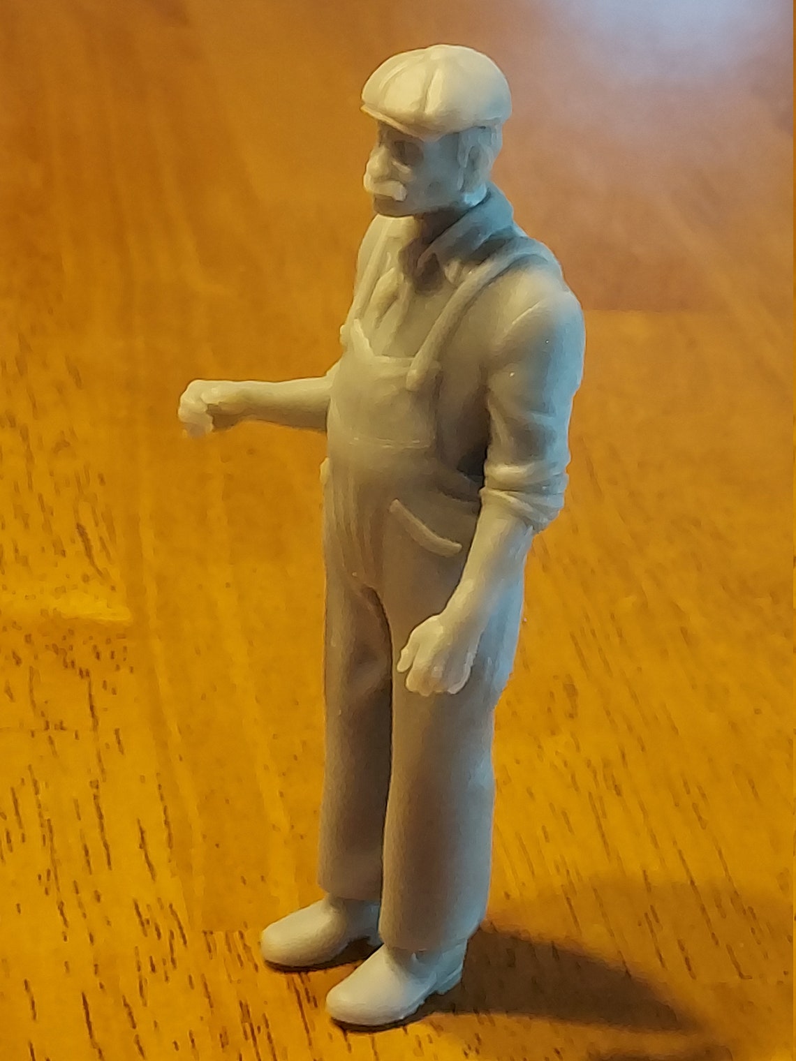 Unpainted Lifelike Model Train Engineer Figure, 7/8ths Scale for G ...