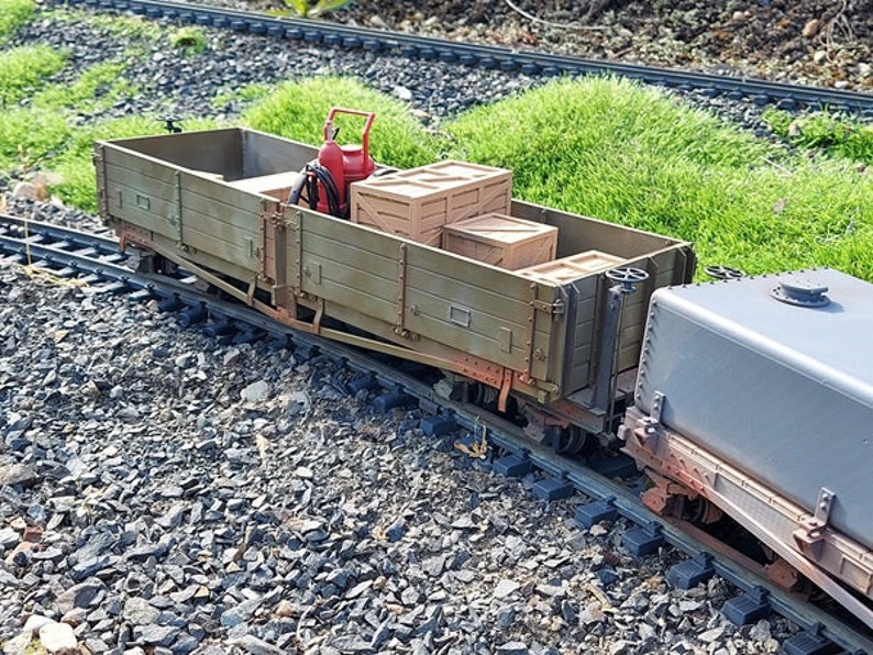 New 7/8th WDLR Class D Wagon Kit - Etsy
