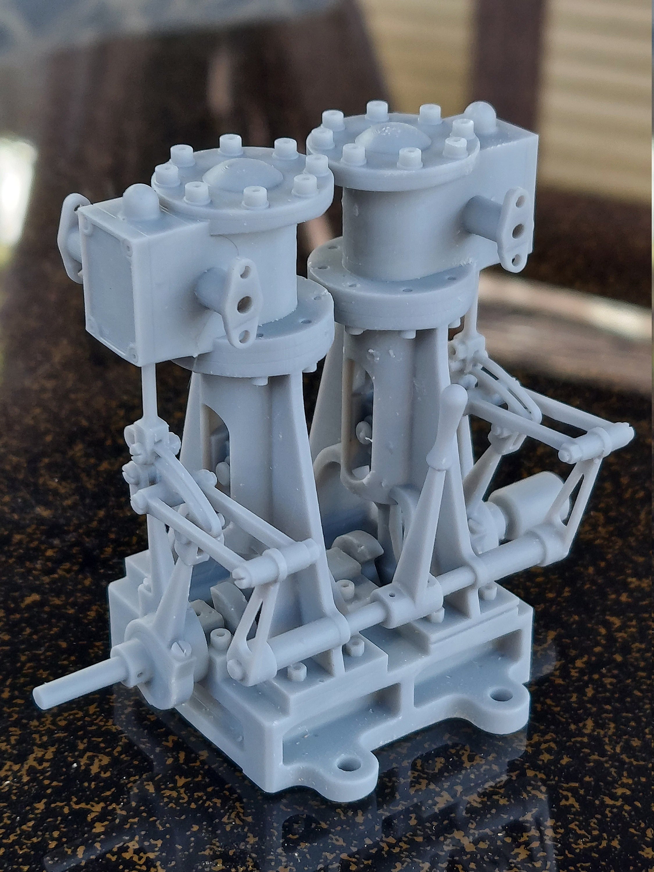 7/8ths 1:13.7 3D Printed Vertical Two Cylinder Steam Engine - Etsy