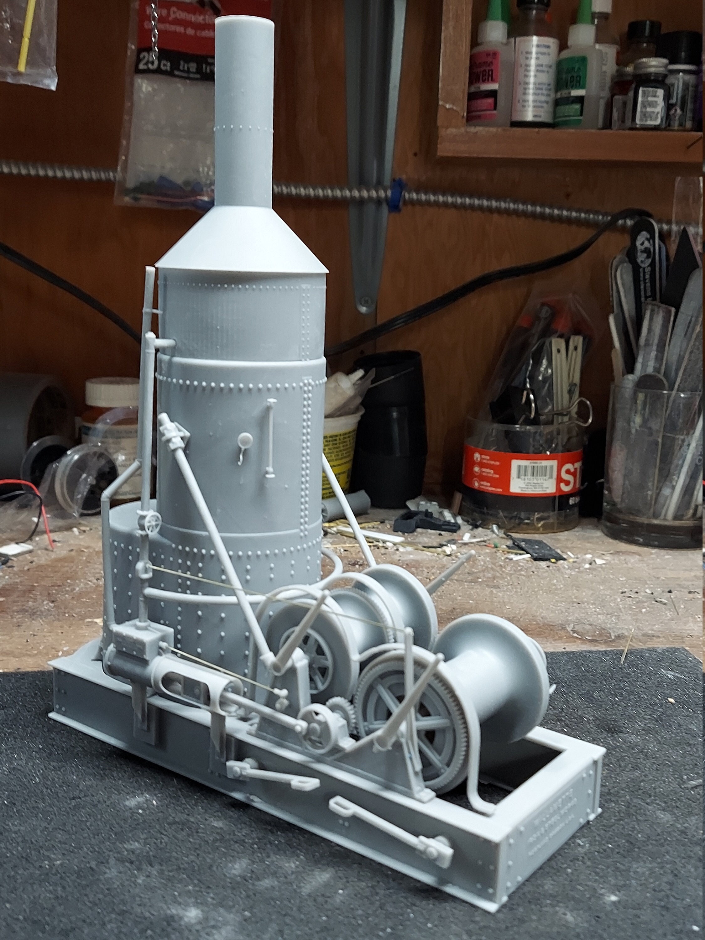 G Scale 3D Printed Willamette 3 Drum Steam Donkey Kit - Etsy