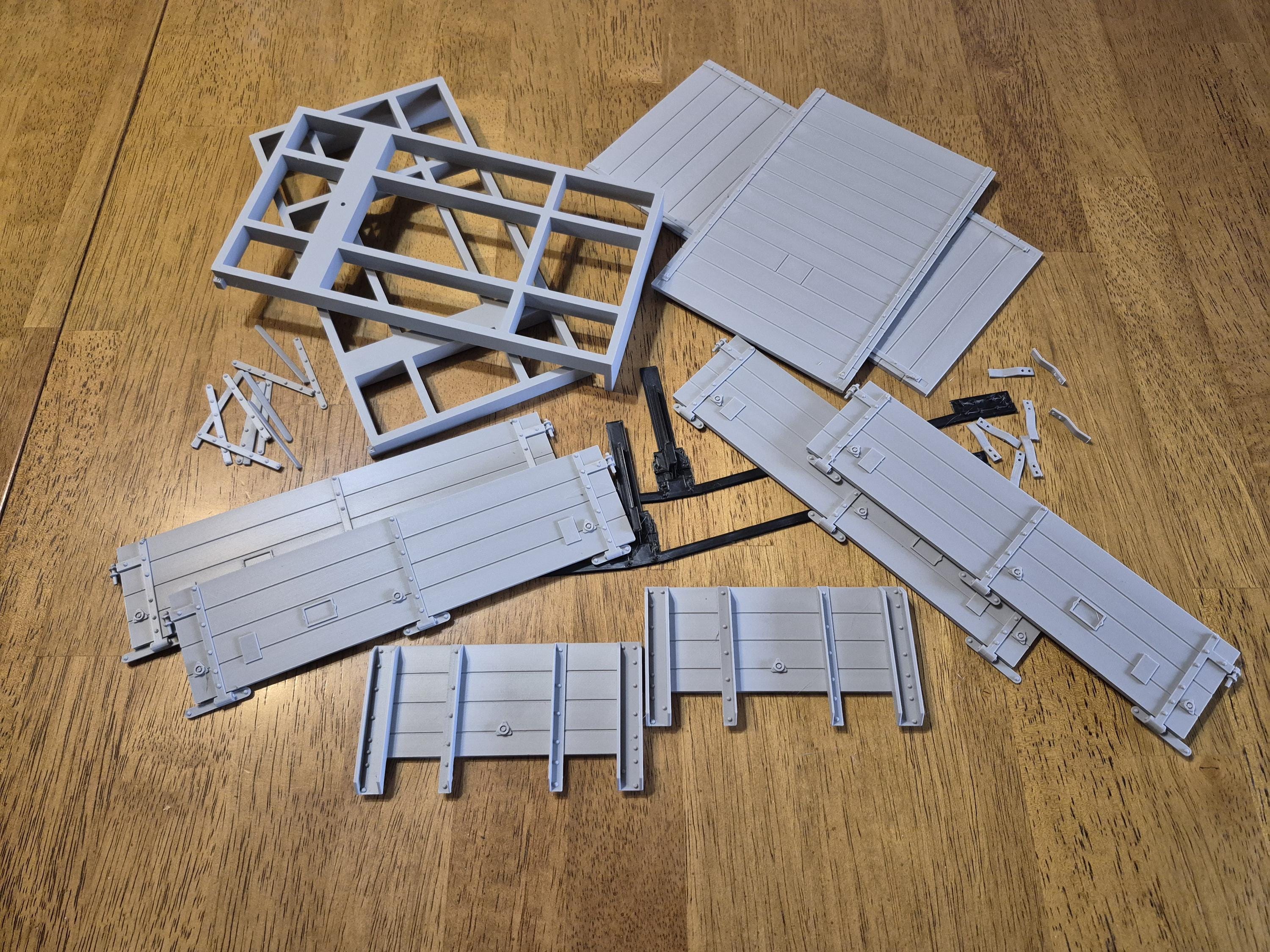 New 7/8th WDLR Class D Wagon Kit - Etsy