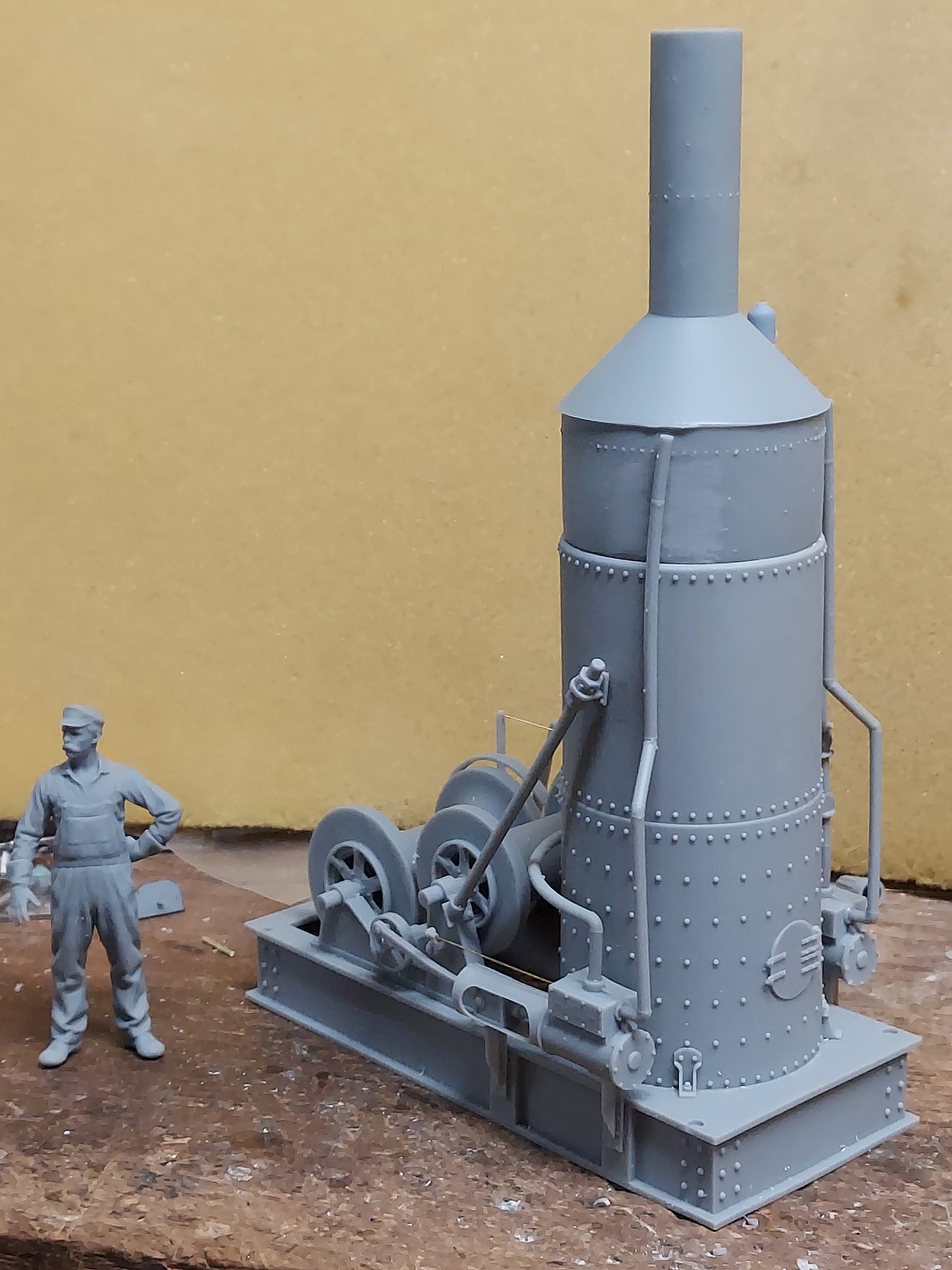 G Scale 3D Printed Willamette 2 Drum Steam Donkey Kit - Etsy