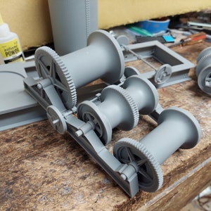 G Scale 3D Printed 6 Drum Steam Donkey "yarder" Kit - Etsy