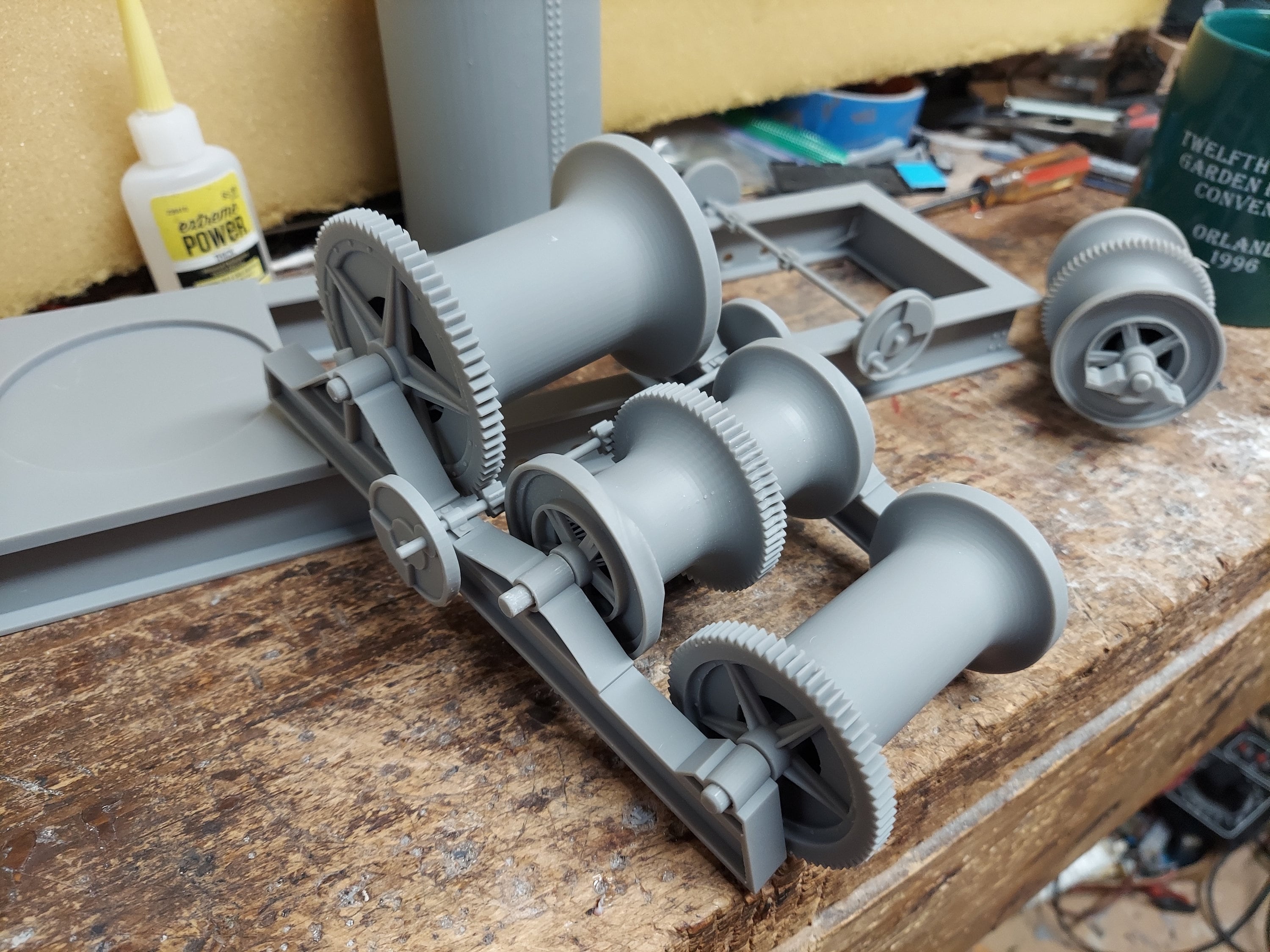 G Scale 3D Printed 6 Drum Steam Donkey "yarder" Kit - Etsy
