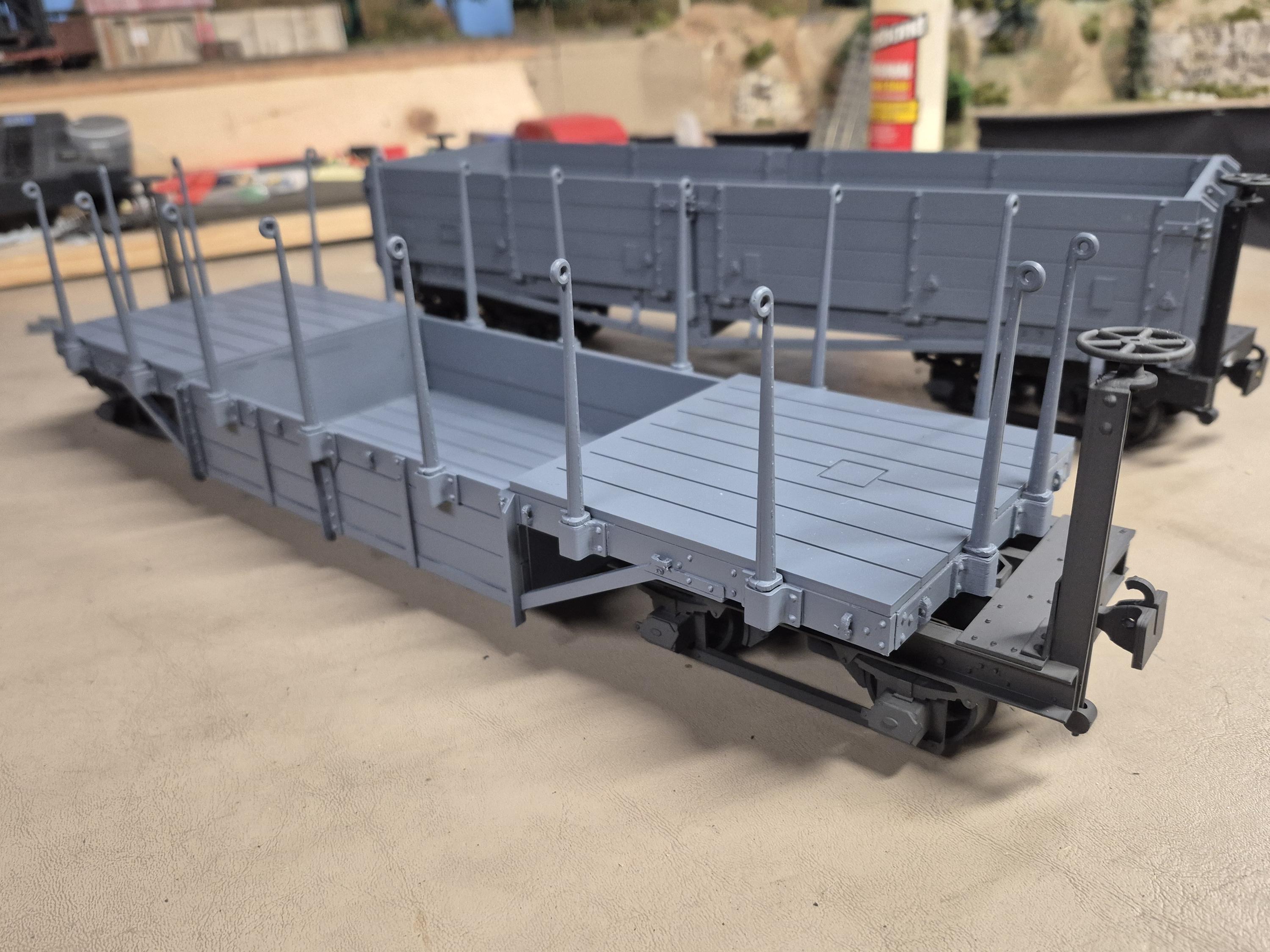 7/8th WDLR Class F Wagon Kit With Bogies - Etsy Australia