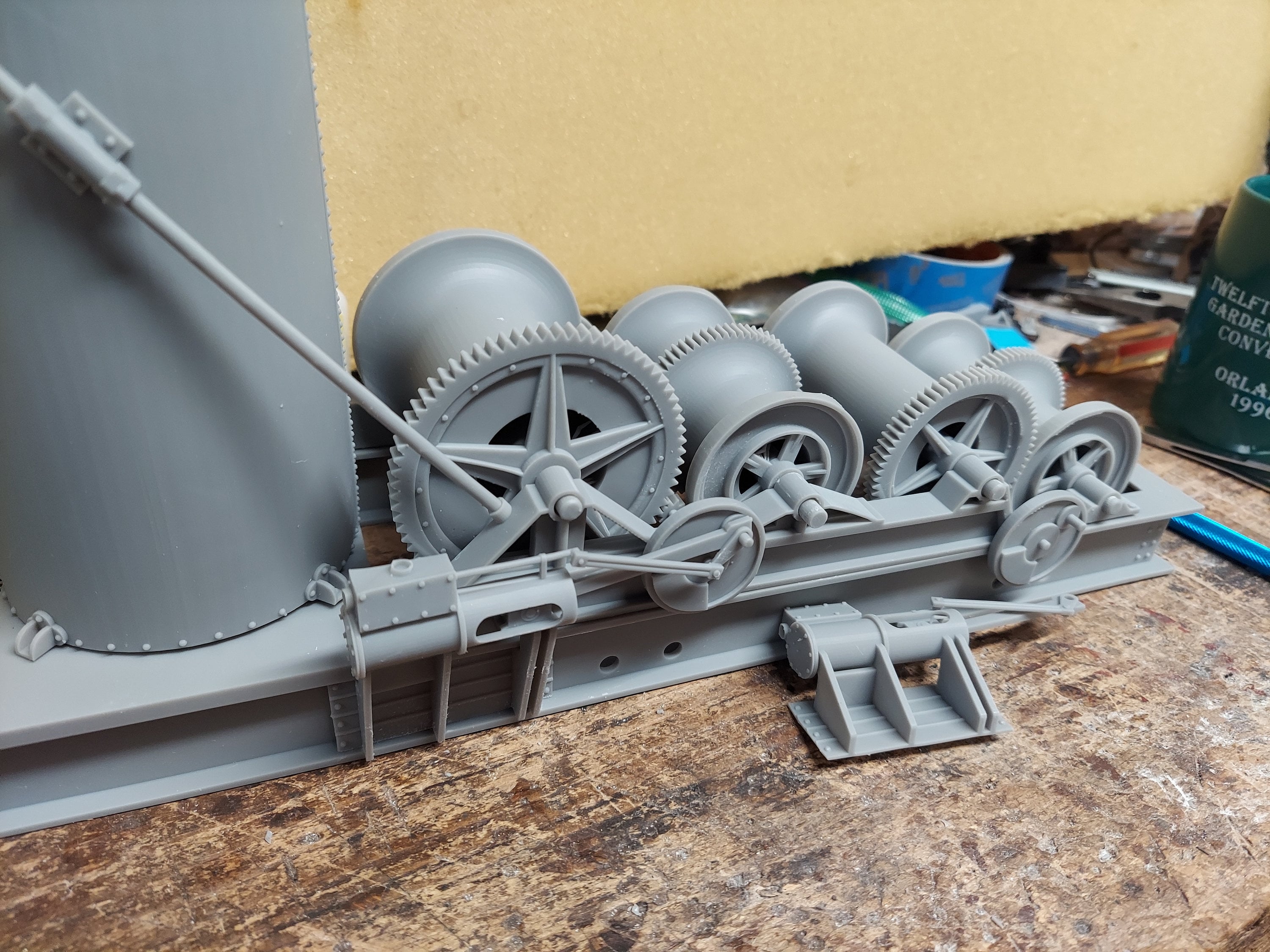 G Scale 3D Printed 6 Drum Steam Donkey "yarder" Kit - Etsy