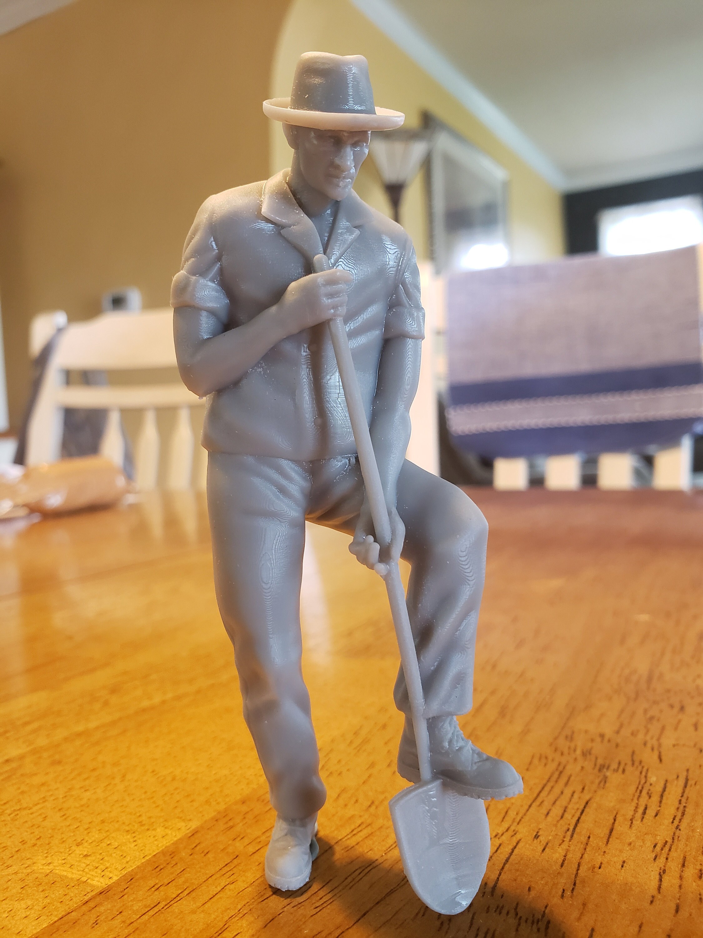 Lifelike Model Digging Figure 7/8ths Scale for G Scale Garden - Etsy