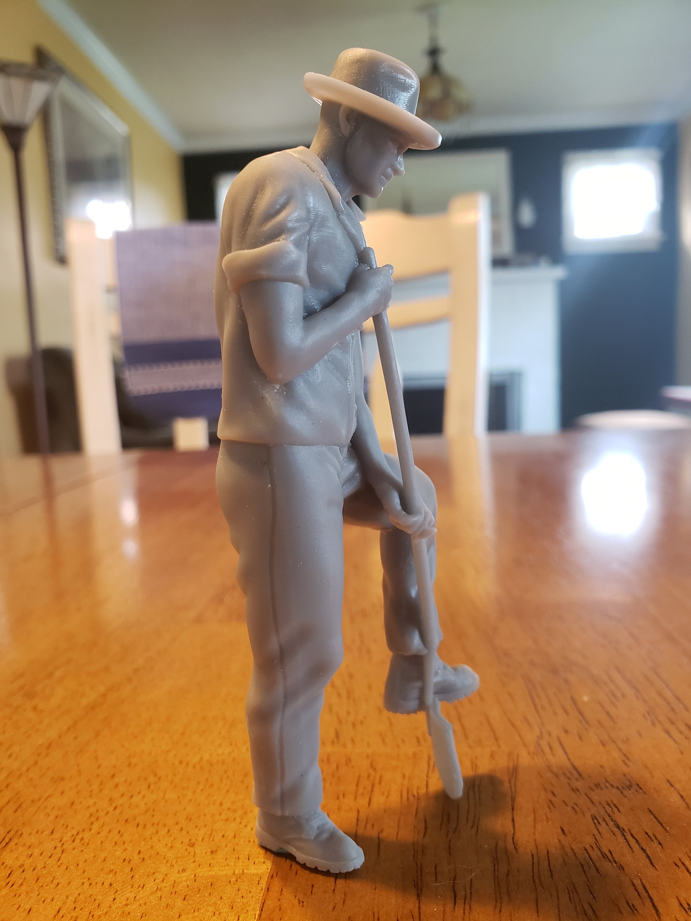 Lifelike Model Digging Figure 7/8ths Scale for G Scale Garden - Etsy