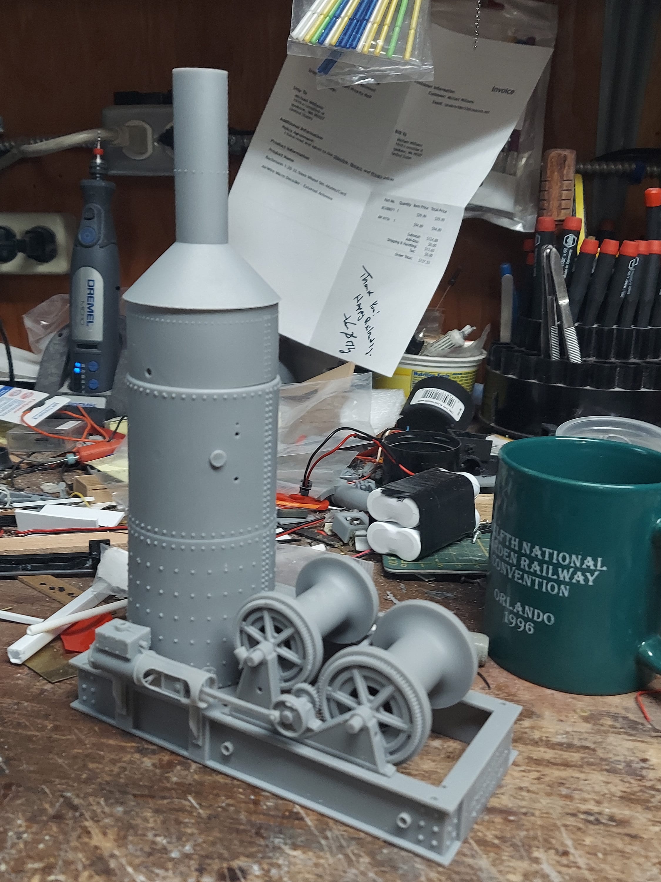 G Scale 3D Printed Willamette 2 Drum Steam Donkey Kit With Boom - Etsy