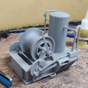G Scale 3D Printed Steam Winch - Etsy