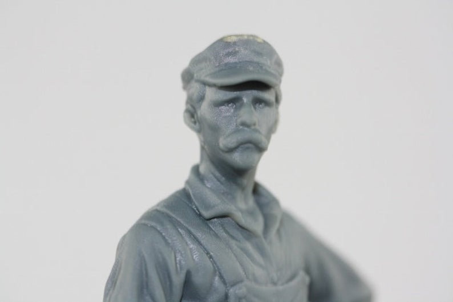 Unpainted 20.3 Scale Lifelike Model Train Engineer Figure for G Scale ...