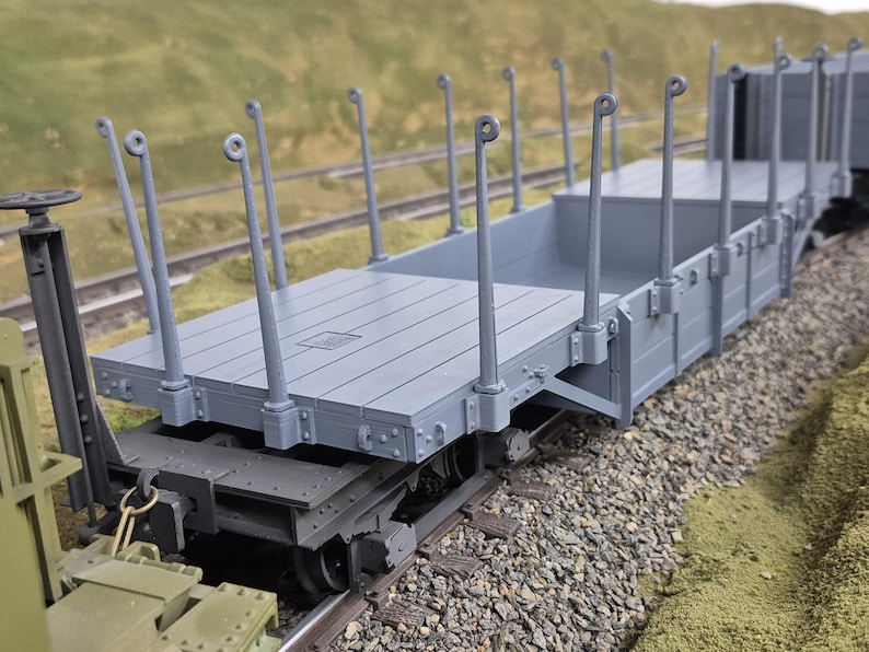 7/8th WDLR Class F Wagon Kit With Bogies - Etsy Australia