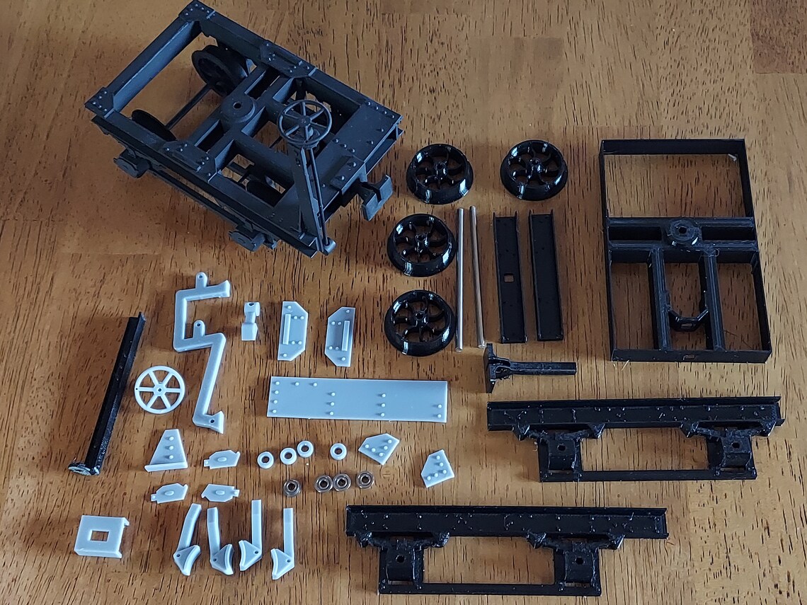 New 7/8th WDLR Class D Wagon Kit - Etsy