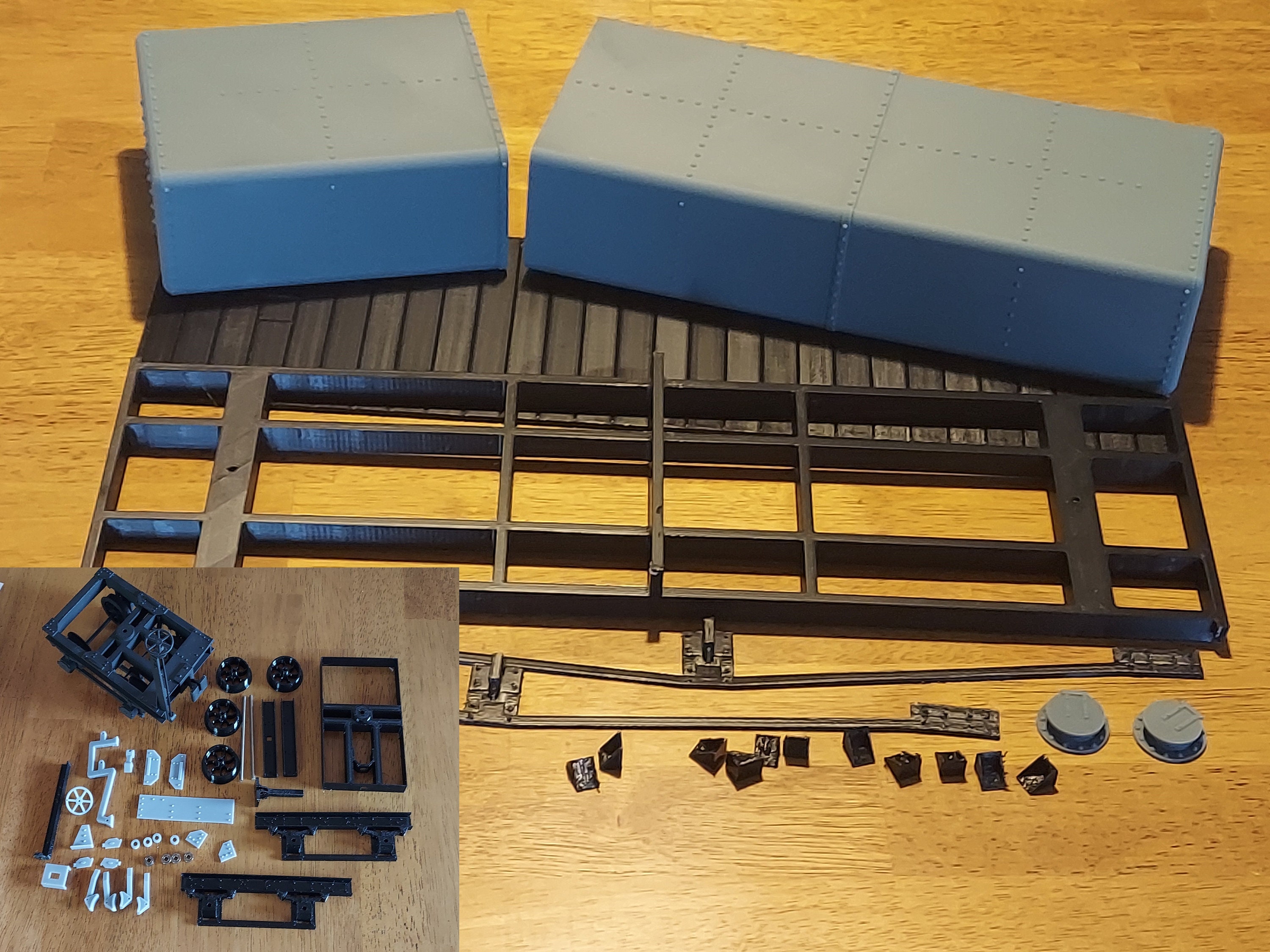 7/8th WDLR Class H Wagon Kit - Etsy
