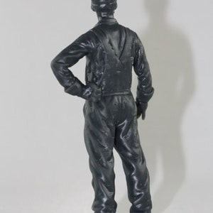 Unpainted Lifelike Model Train Engineer Figure, 7/8ths Scale for G ...