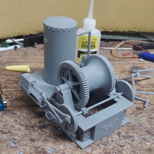 G Scale 3D Printed Steam Winch - Etsy
