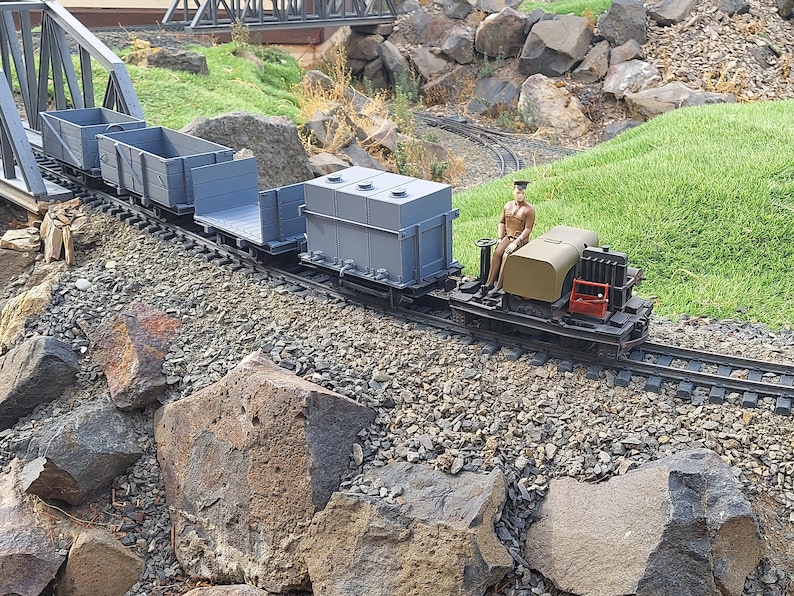 7/8ths 1:13.7 3D Printed WDLR a Class Wagon Fixed Side - Etsy