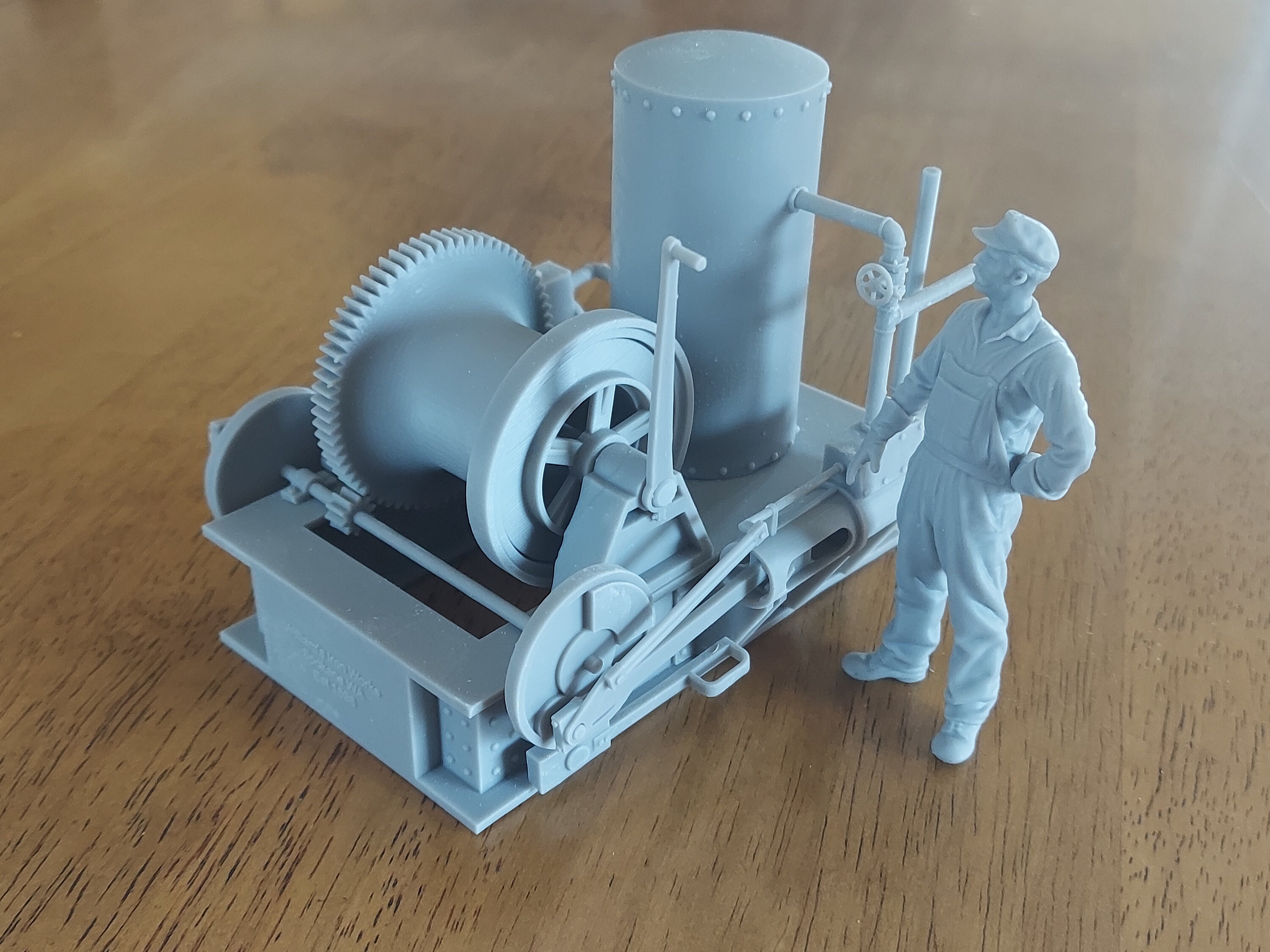 G Scale 3D Printed Steam Winch - Etsy