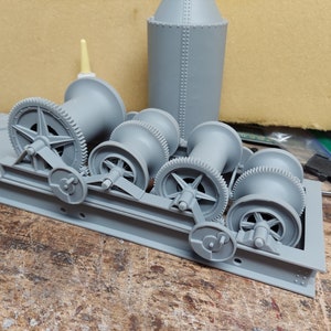 G Scale 3D Printed 6 Drum Steam Donkey "yarder" Kit - Etsy
