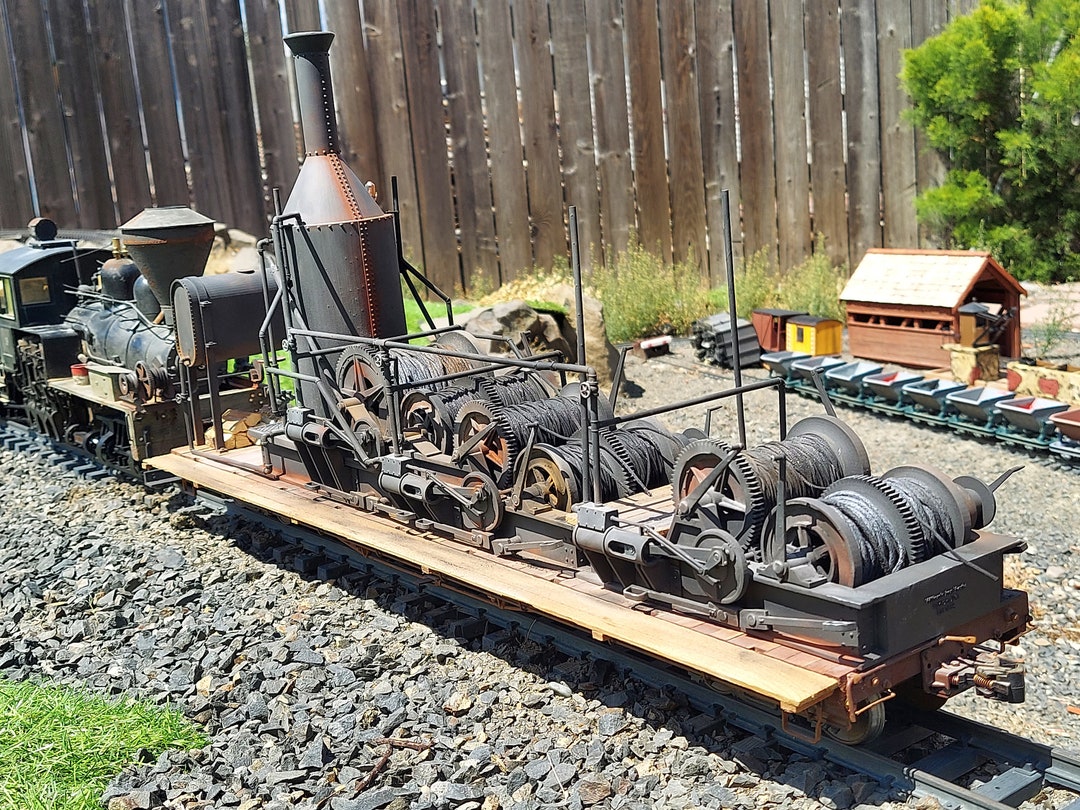 G Scale 3D Printed 6 Drum Steam Donkey "yarder" Kit - Etsy