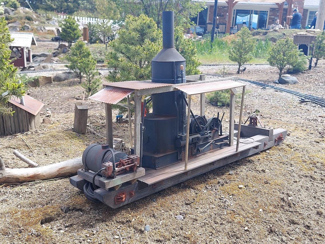 G Scale 3D Printed Willamette 3 Drum Steam Donkey Kit - Etsy