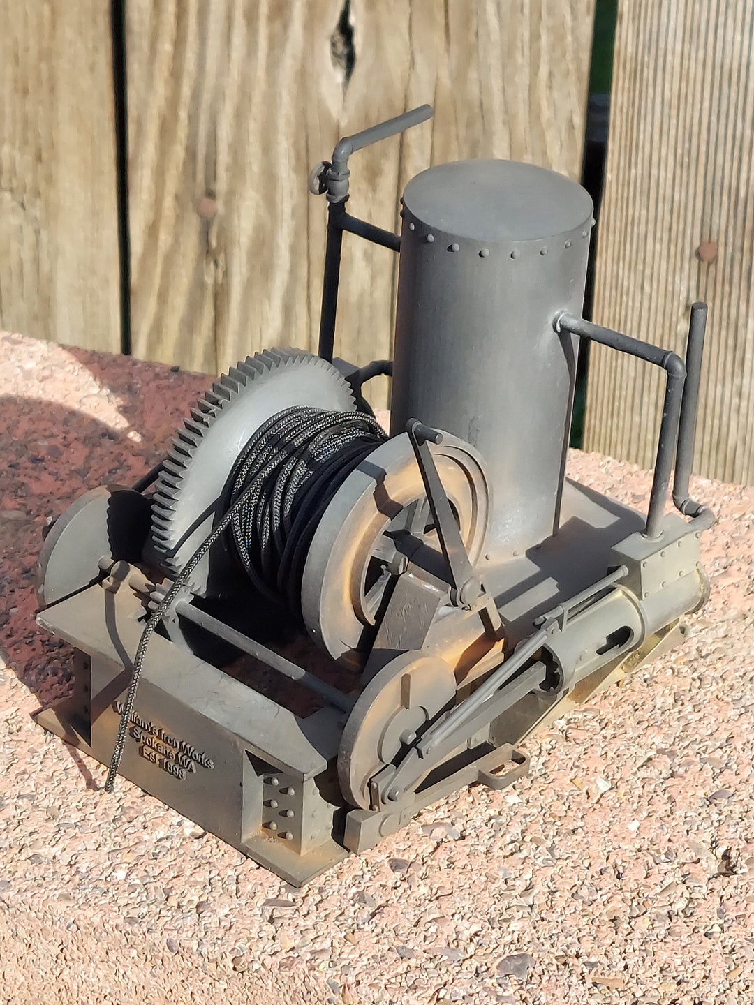 G Scale 3D Printed Steam Winch - Etsy