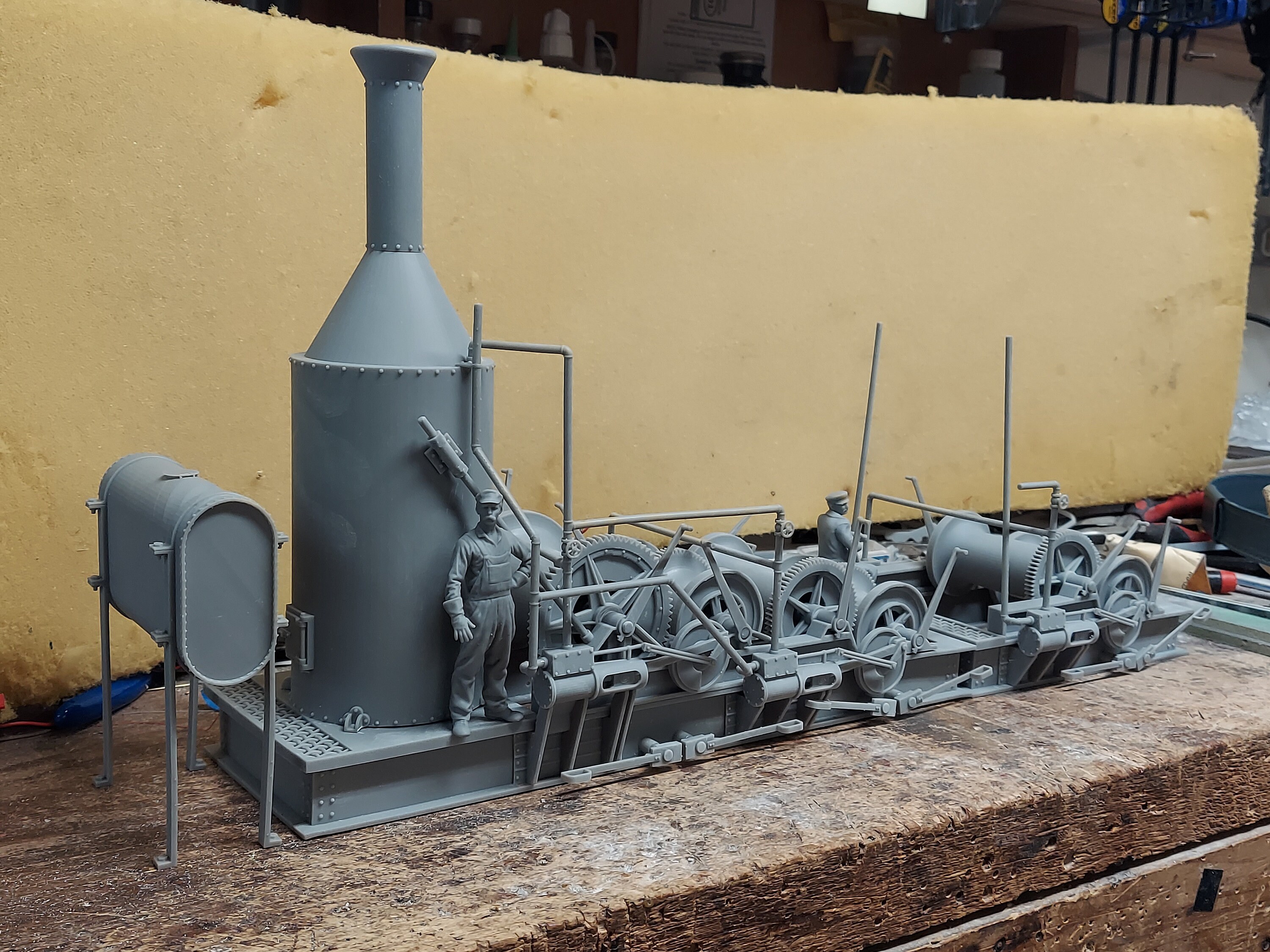 G Scale 3D Printed 6 Drum Steam Donkey "yarder" Kit - Etsy