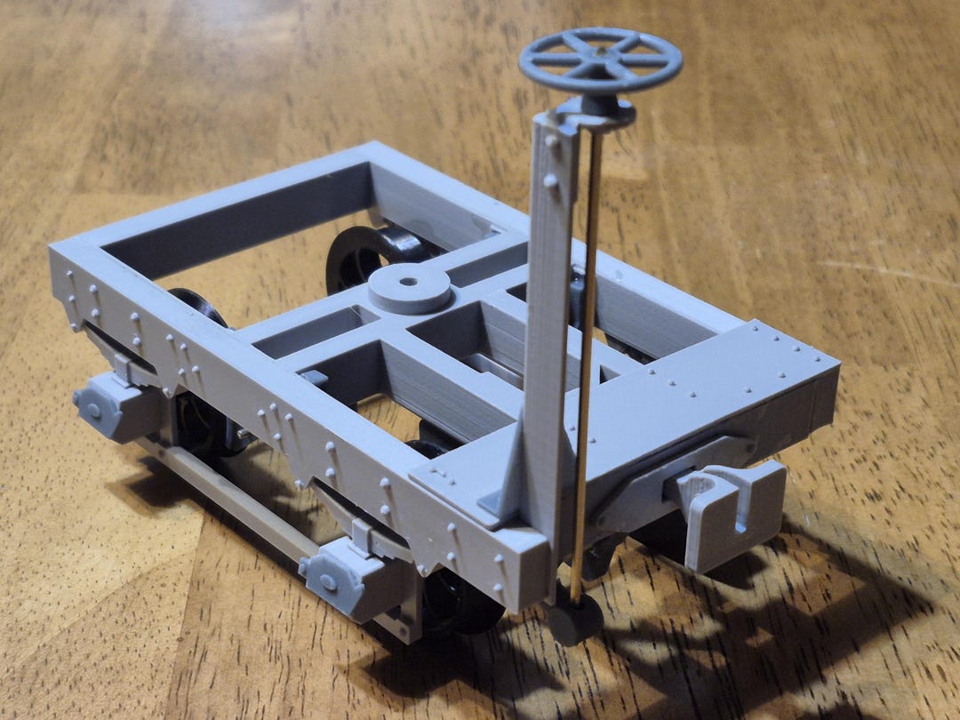NEW 7/8ths 1:13.7 3D Printed WDLR Class D Wood Version Bogie W/bearings ...