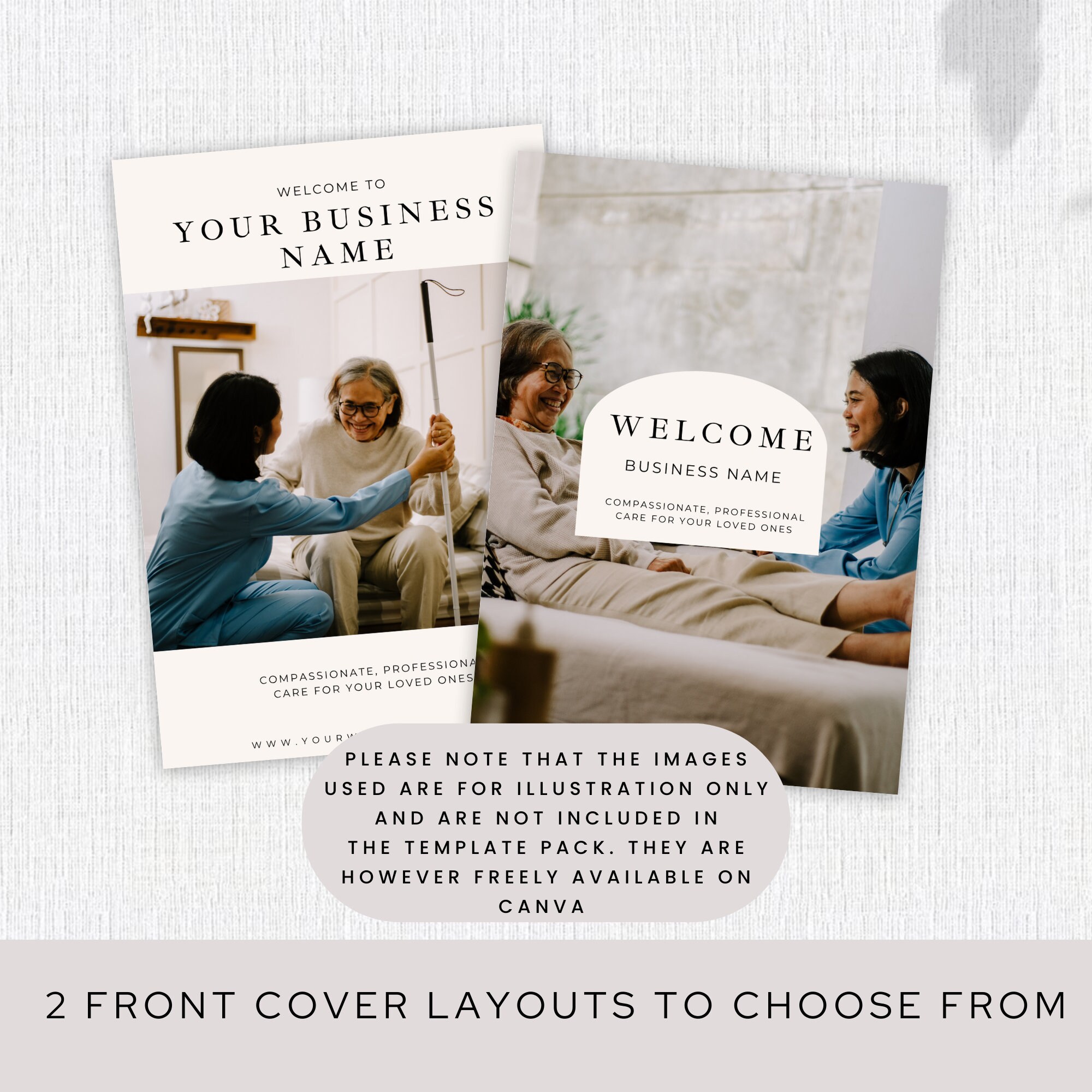 Home Care Service Client Brochure, Assisted Home Care Booklet ...