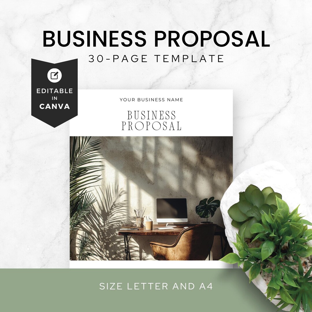 Editable Business Proposal Template, Client Project Business Pitch ...