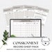 Neutral Editable Consignment Record - Keeping Pack, Agreement, Sales ...