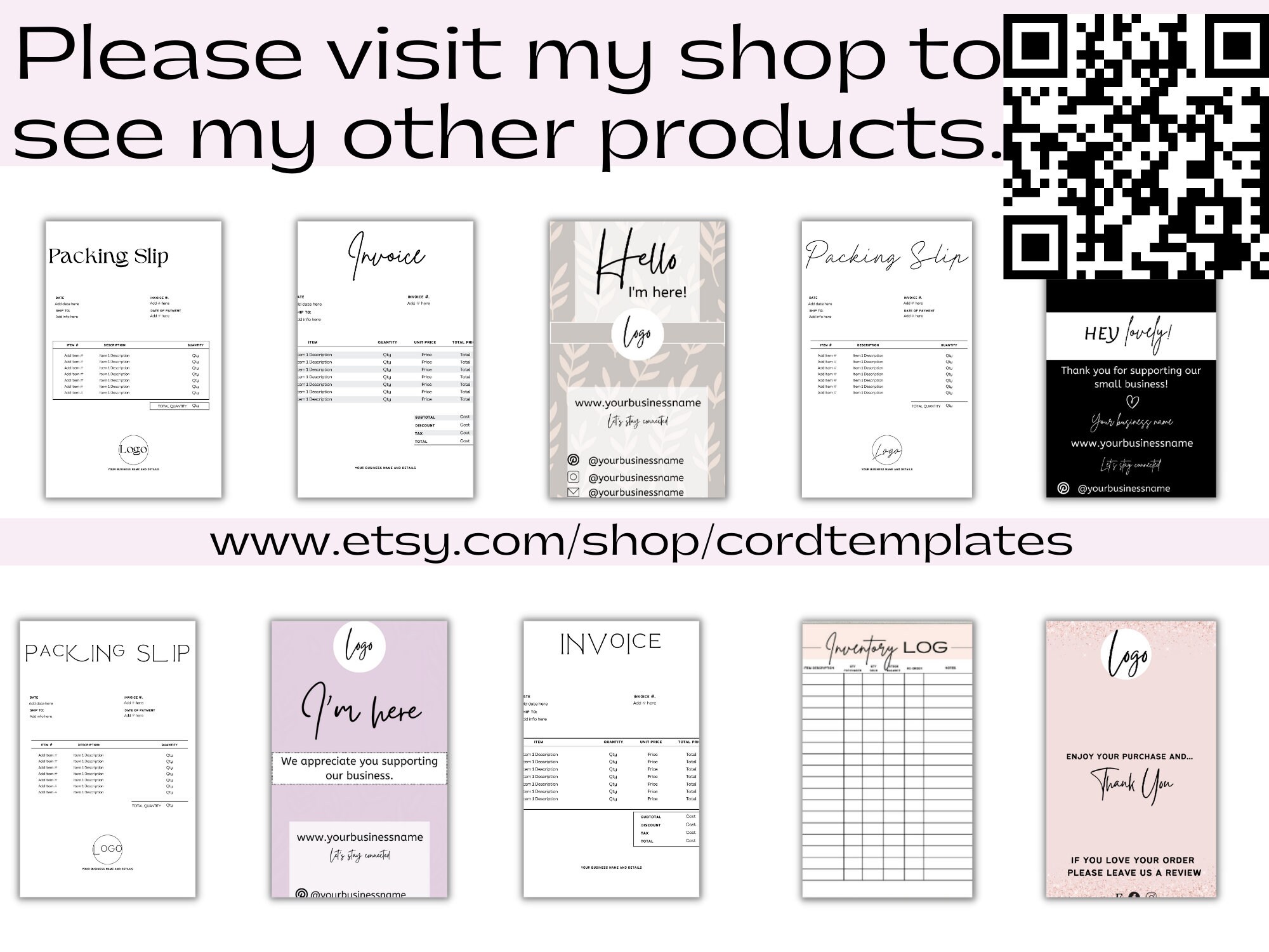 Editable Business Packing Slip Template, Minimalist Delivery Slip List ...