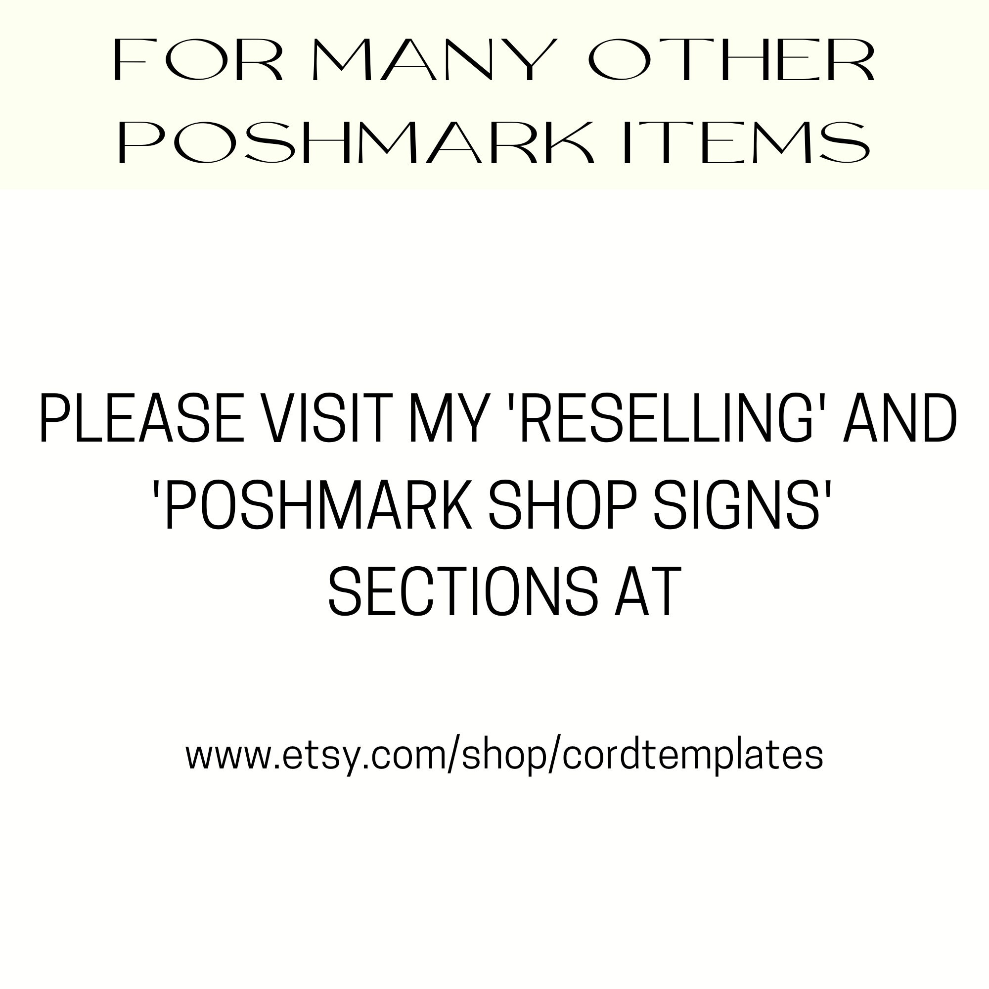 Poshmark Header | Editable Poshmark Banner | Customize | Add Your Logo ...