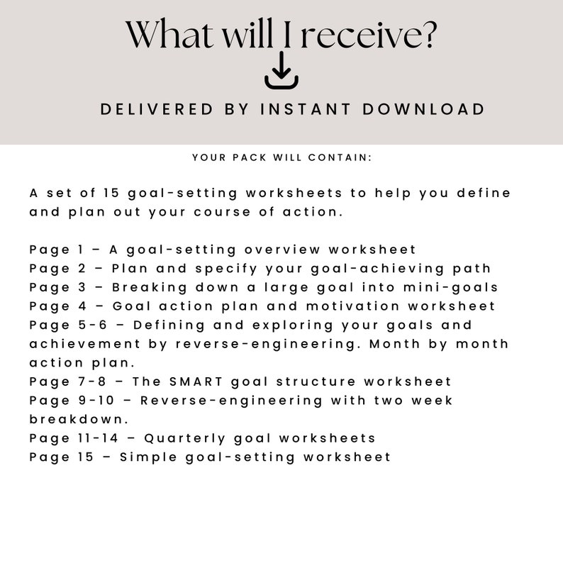 2024 Goals Worksheets, Printable PDF Goal Setting Worksheet, SMART Goal ... 2024 Goals Worksheets, Printable PDF Goal Setting Worksheet, SMART Goal ...