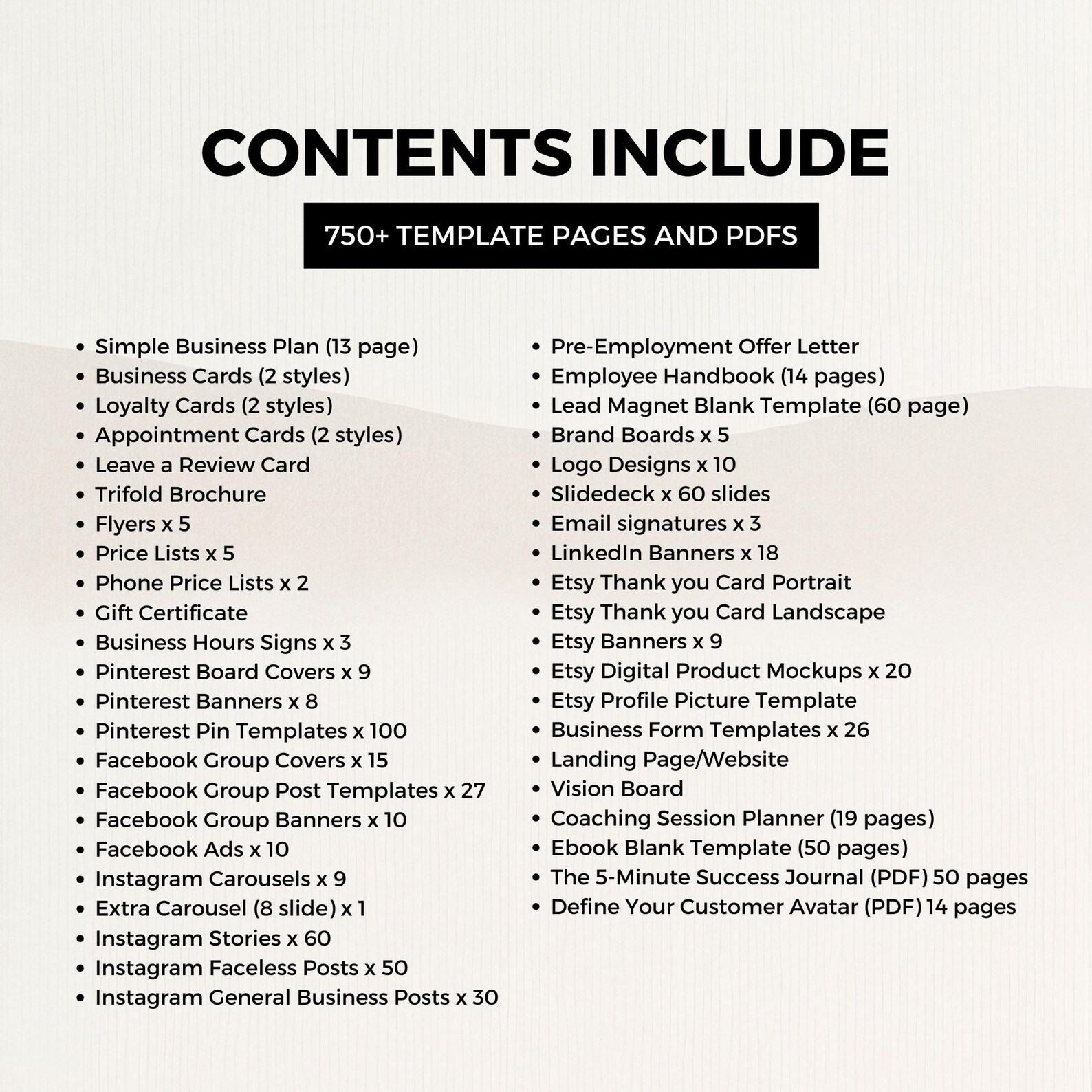 Small Business Starter Kit Bundle for Branding, Marketing and Growth ...