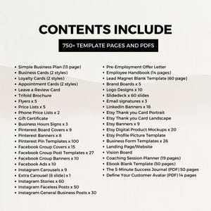 Small Business Starter Kit Bundle for Branding, Marketing and Growth ...