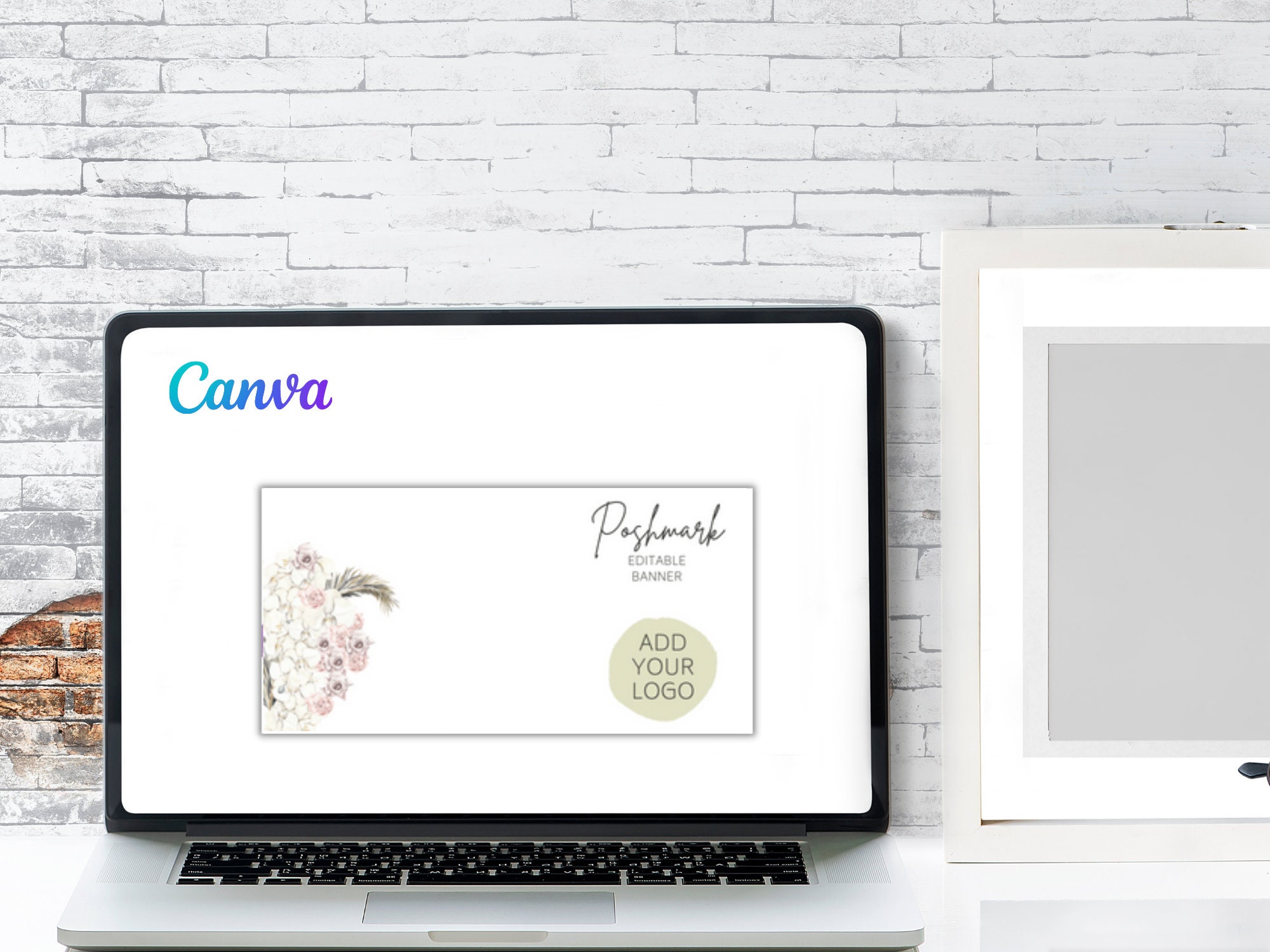 Poshmark Boho Editable Shop Sign and Banner Templates Customizable ...