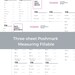 Poshmark Printable Templates Record of Measurements - Etsy